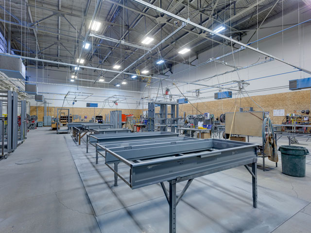 Full service hollow metal door and frame shop capable of fabrication ...